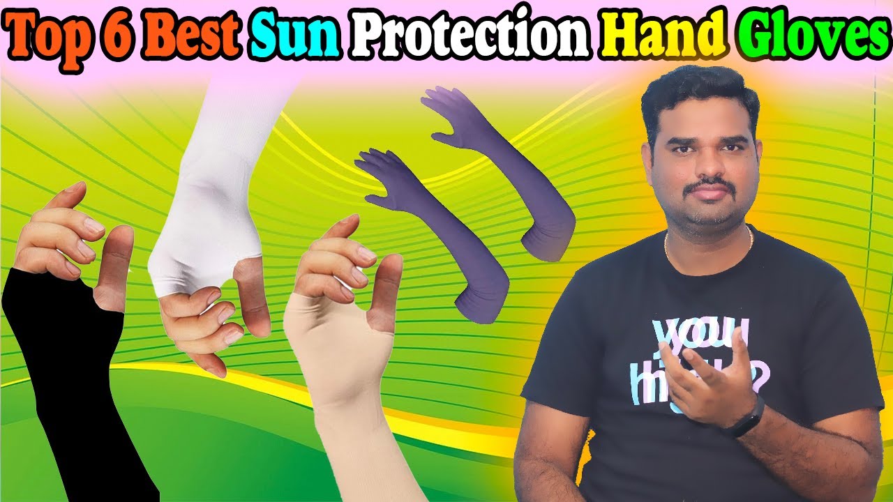 Top 6 Best Sun Protection Gloves In India 2024 With Price|Rider Full ...