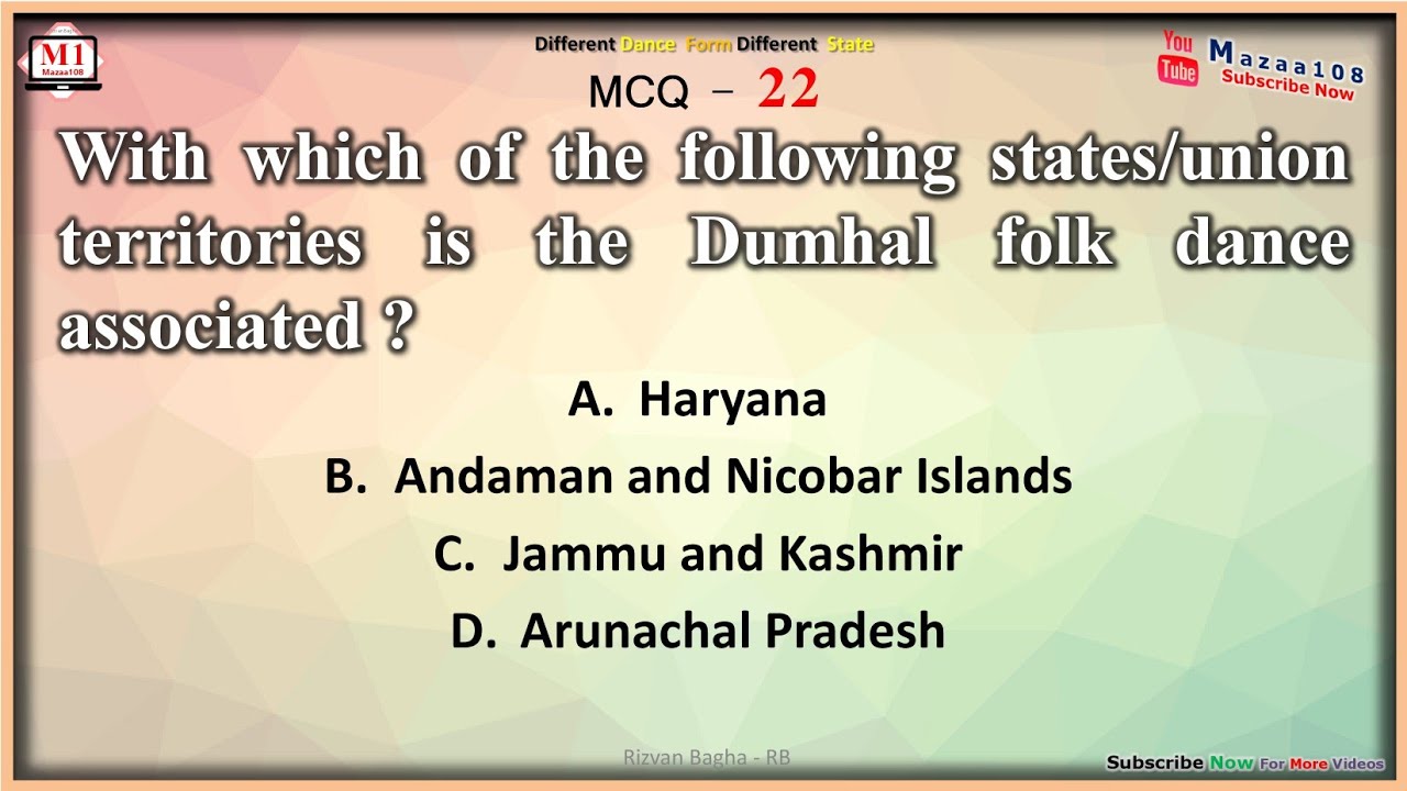 With which of the following states,union territories is the Dumhal folk ...