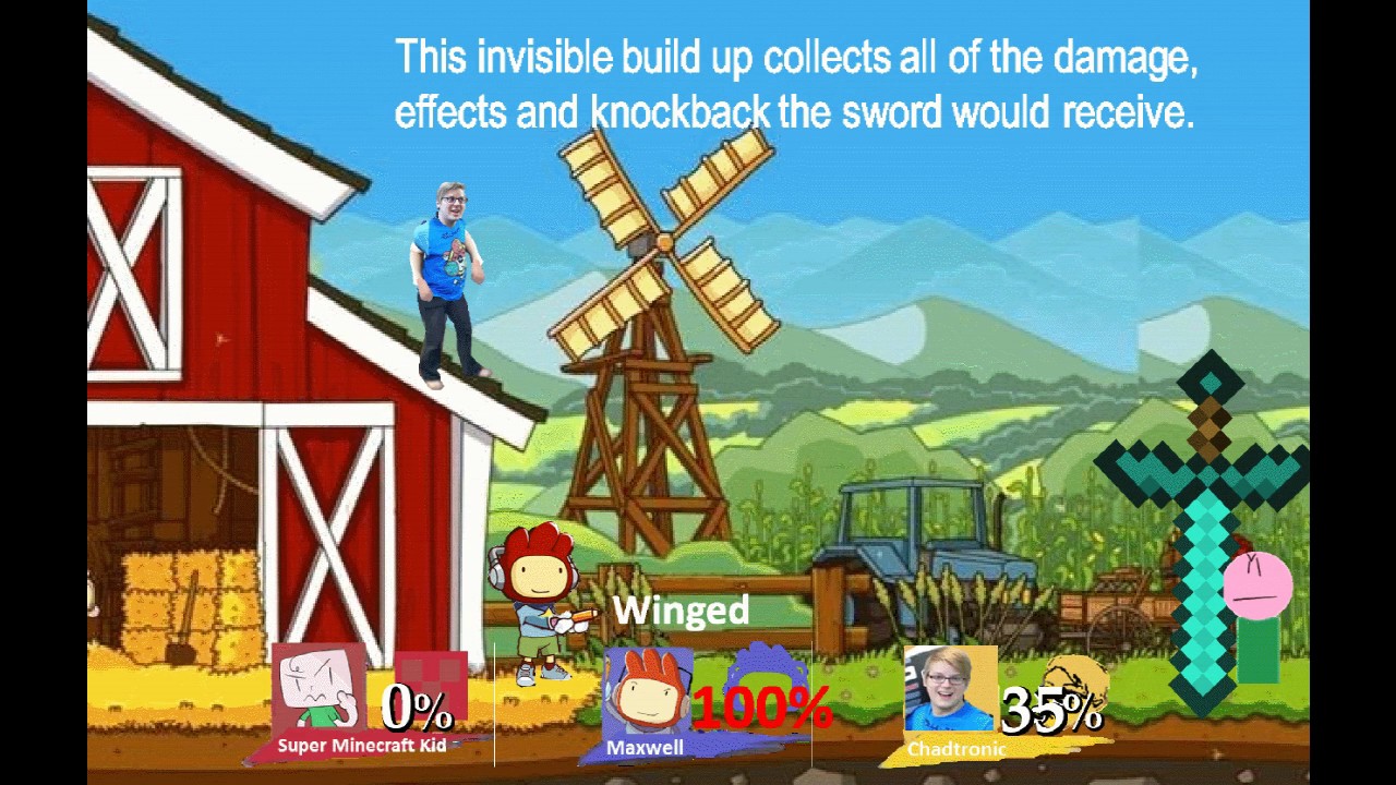 SNEAK PEEK #3- Super Minecraft Kid's Moveset - YouTube