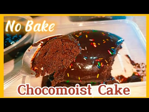 How to make No Bake Chocomoist Cake Chocomoist Cake in a Tub # ...