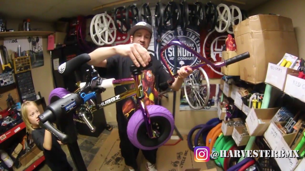 Chubbz Mini BMX Pro Series Purple Oil Slick Unboxing @ Harvester Bikes ...