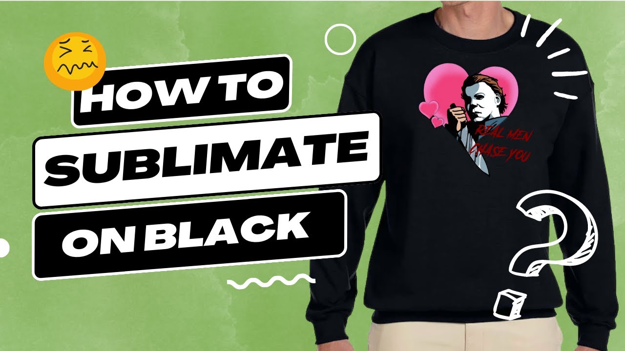 How To Sublimate On Black - YouTube