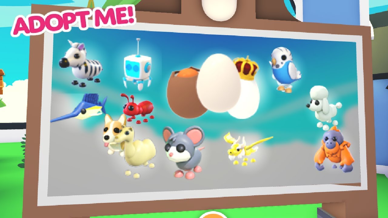 Adopt me 14 nuevas mascotas del huevo roto ... - YouTube