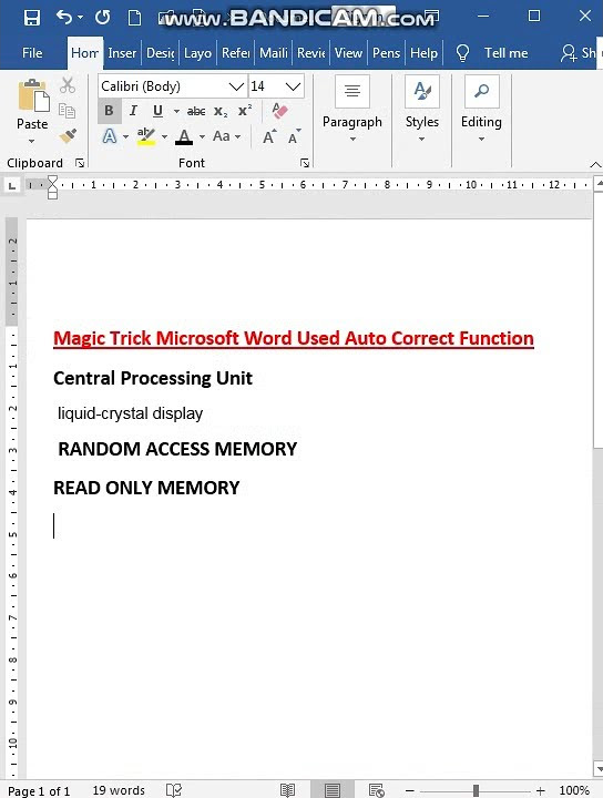 #shorts Magic trick MS word using auto correct command|| How to use autocorrect command MS WORD ...