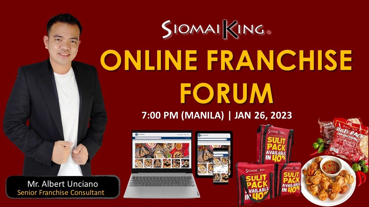 SIOMAI KING FOOD CART FRANCHISE PRESENTATION │Albert Unciano - YouTube