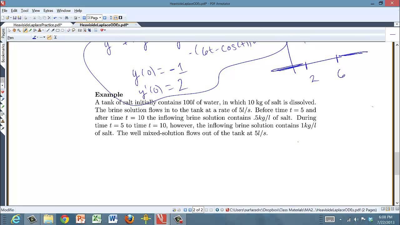 Modeling using Heaviside functions - YouTube