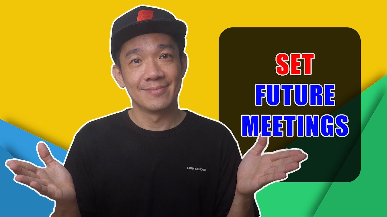 How to Set Up Future Meetings in Google Meet - YouTube