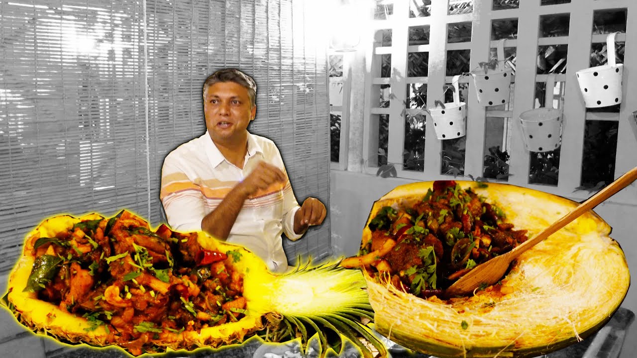 Tender Coconut Chicken - Pineapple Chicken - Soft Butter Naan With ...