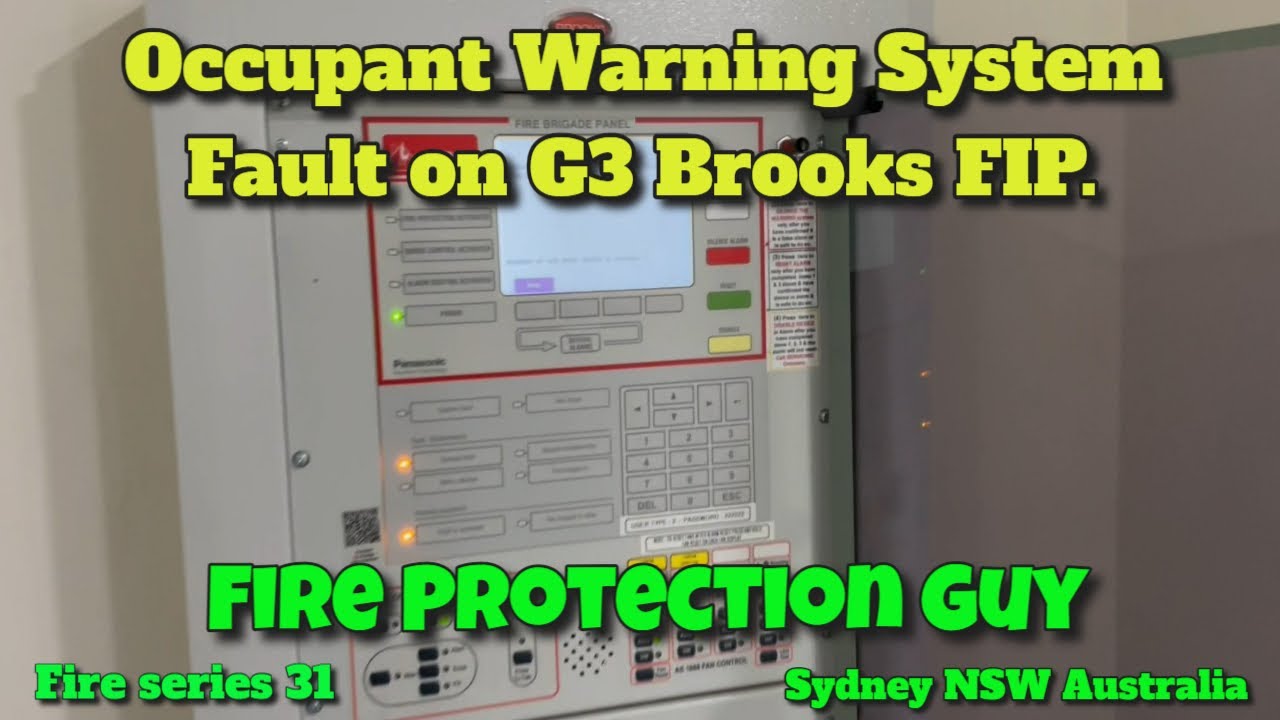 Fire Detection Occupant Warning System Fault - G3 Brooks FIP - YouTube