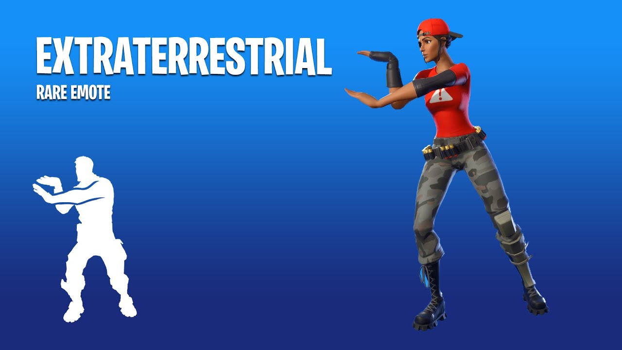Extraterrestrial Emote | Rare Dance | Fortnite - YouTube