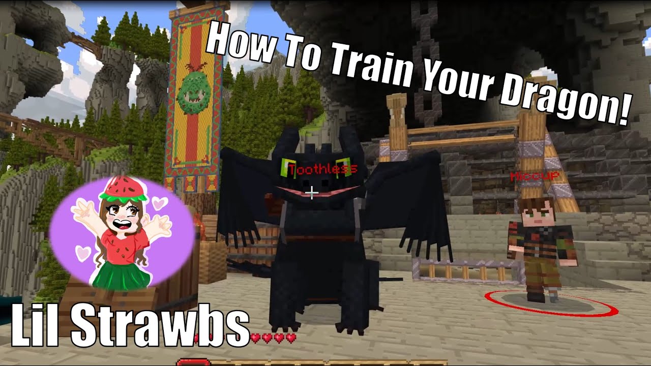 How to Train Your Dragon Part 1 - Minecraft with Lil Strawbs - YouTube