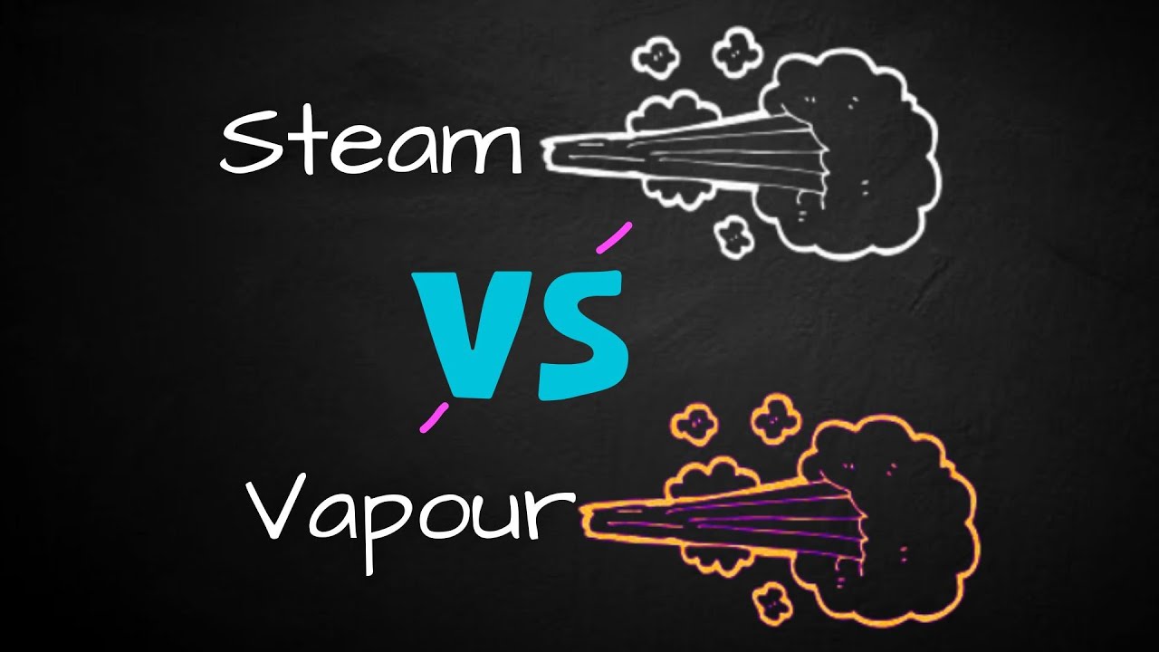 Difference between steam and vapour - YouTube