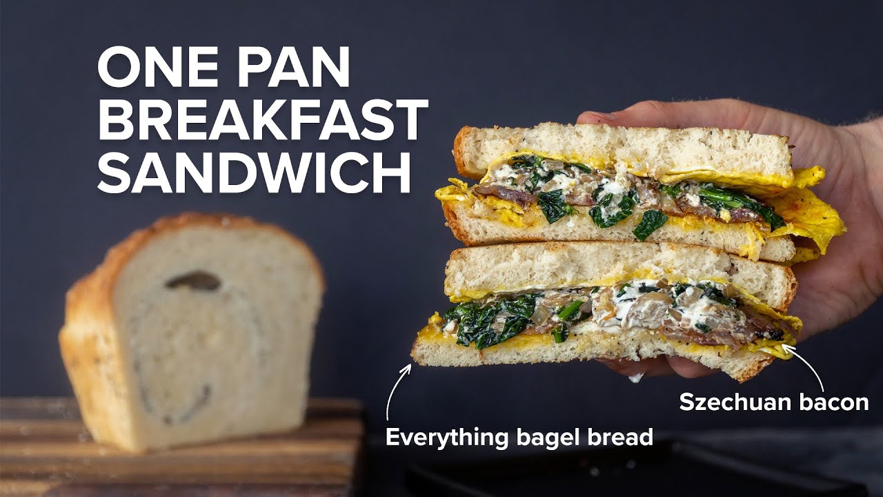 how to make a dope One Pan Egg Sandwich - YouTube
