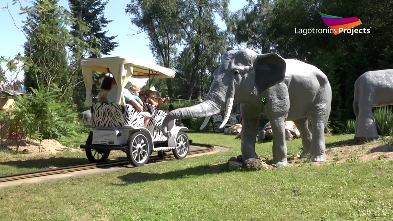 Interactive ride AFRIKA Foto-Safari at Rasti-Land, Germany - YouTube