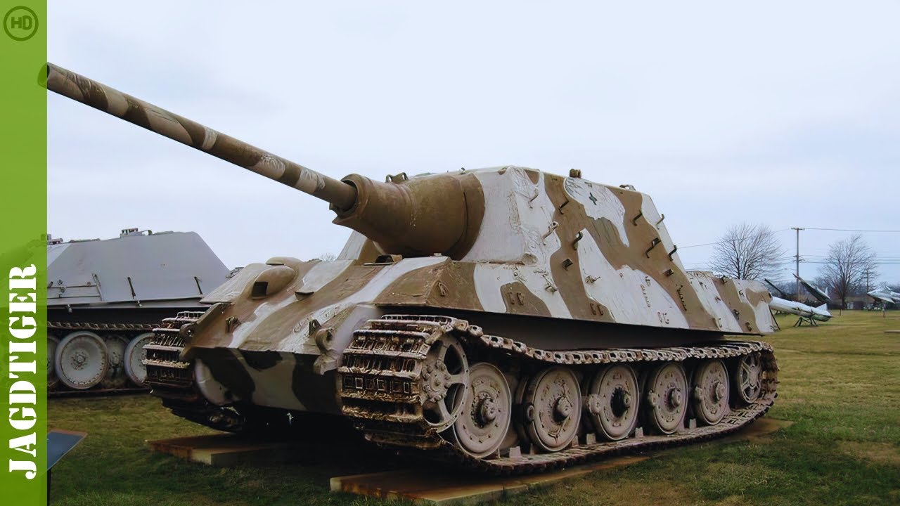 Jagdtiger - tank destroyer - HD - YouTube