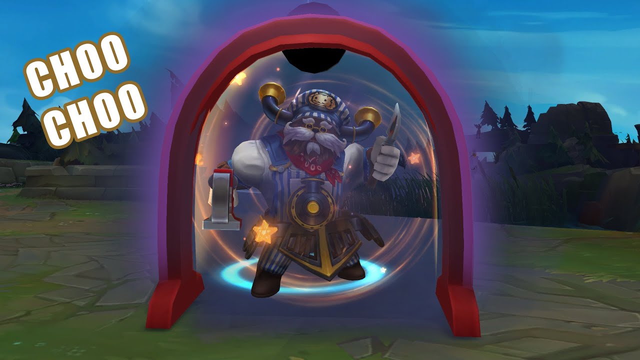 CHOO CHOO NEW ORNN SKIN - PBE PREVIEW - LEAGUE OF LEGENDS - YouTube
