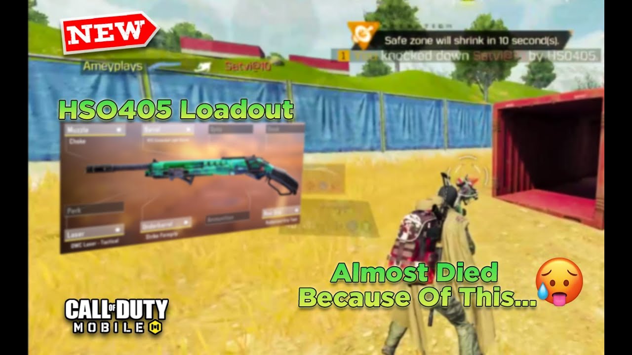 *NEW* Almost Died... Codm Lag🥵🥵! HSO405 Loadout | Cod Mobile # ...