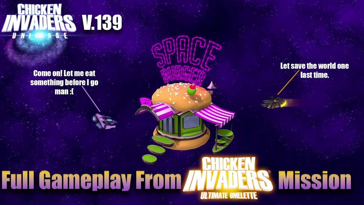 Chicken Invader Universe v.139| Doing CI4U mission last time before ...