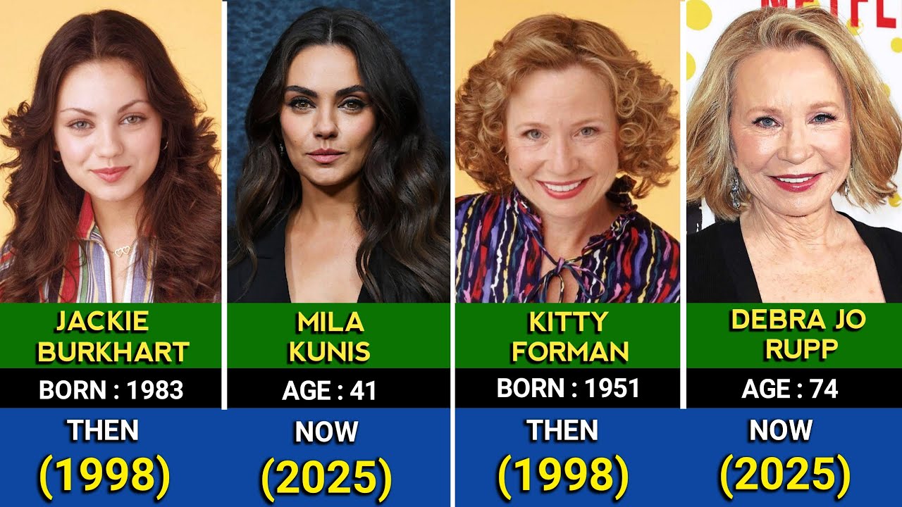 That 70s Show 1998 Cast Then And Now - YouTube