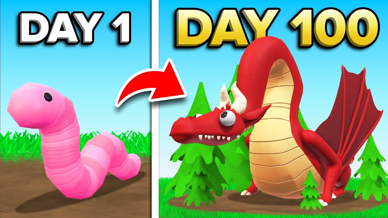 From WORM To DRAGON in Roblox! (Simulator) - YouTube