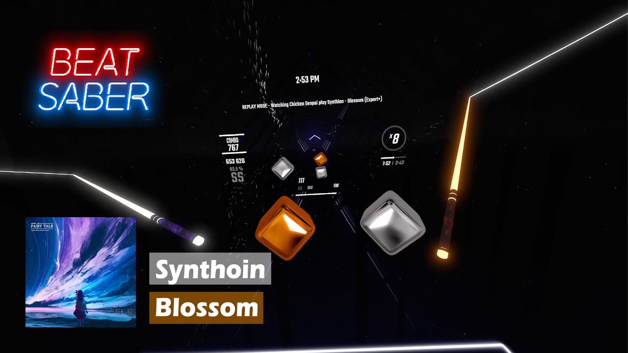 Synthion - Blossom | Beat Saber | Expert + - YouTube