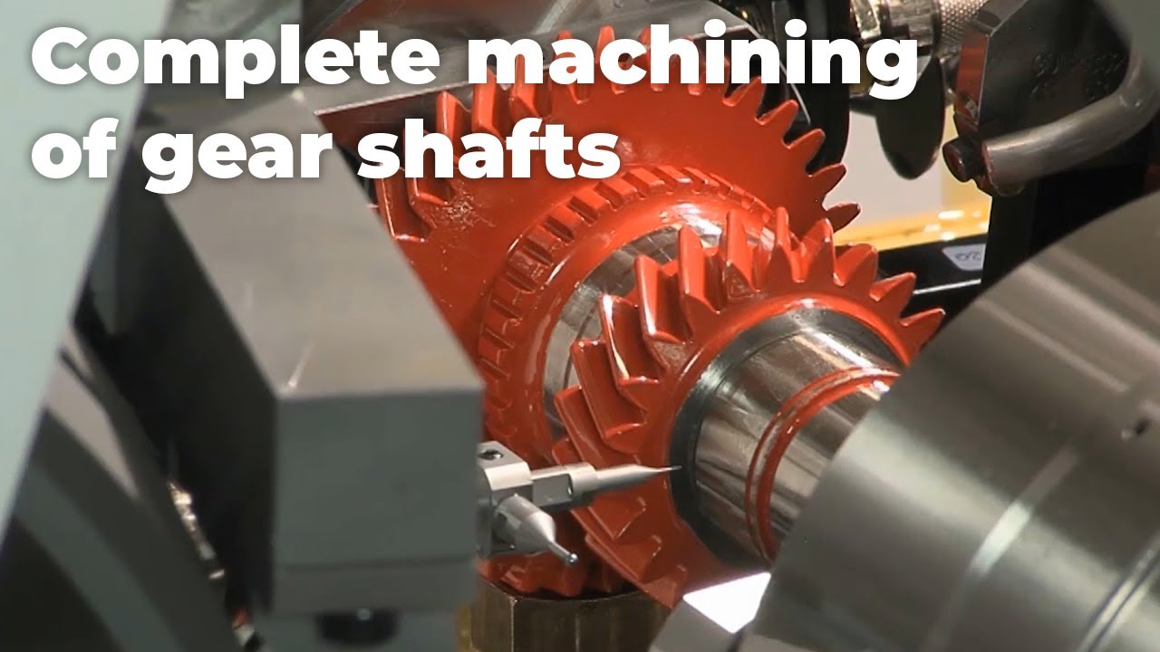Complete machining of inner and outer diameters on gear shafts | JUNKER ...