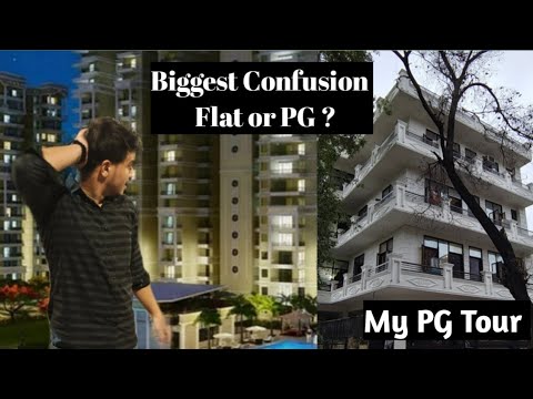 My PG Tour in Alpha 1 Greater Noida| Flat,Pg near Galgotiya College ...