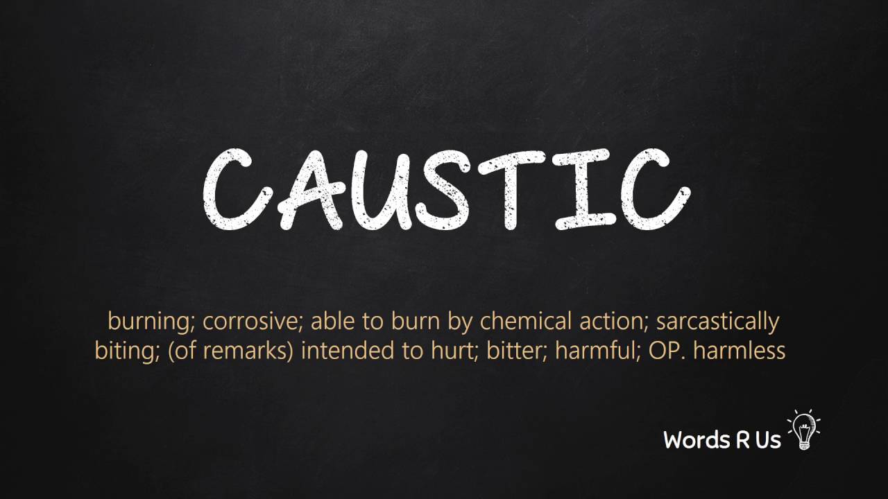 How to Pronounce CAUSTIC in American English - YouTube