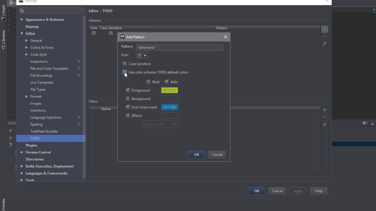 WebStorm. TODO Comments. Creating TODO pattern - YouTube