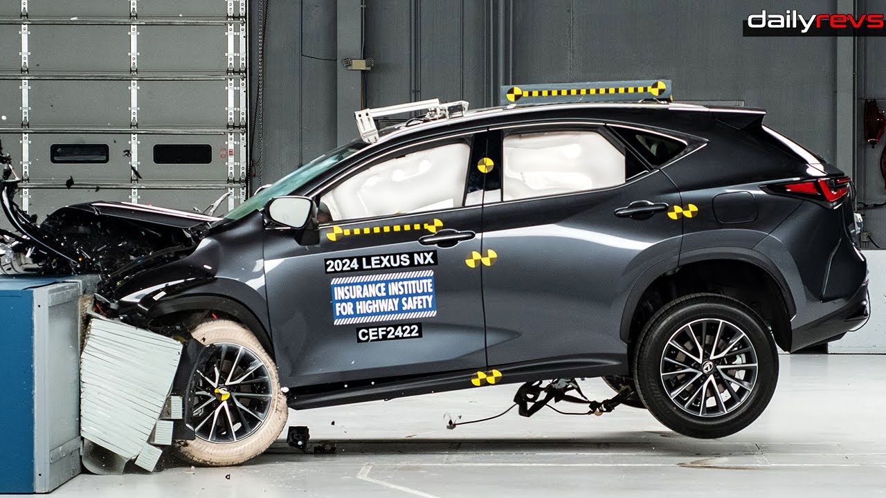 New Lexus NX Keeps its Safety Standards Best on IIHS Crash Test ! - YouTube