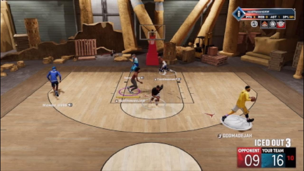 NBA 2k22 9pts from the 3 point line - YouTube