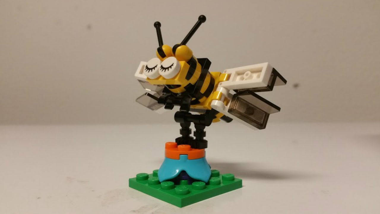 Lego April Monthly Mini Build Reviewed! Bee On A Flower! - YouTube