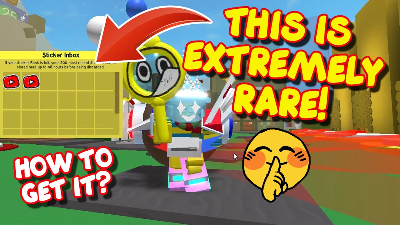 HOW TO GET THE 'YT STICKER' in BEE SWARM SIMULATOR? - YouTube