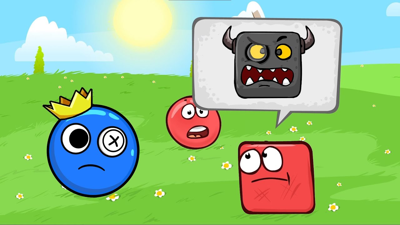 Red Ball 4 | Rainbow Friends Ball Vs Rock Boss - YouTube