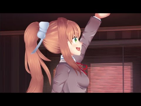 Dc2/DDLC — Test Monika Models Animating Touch 2 - YouTube