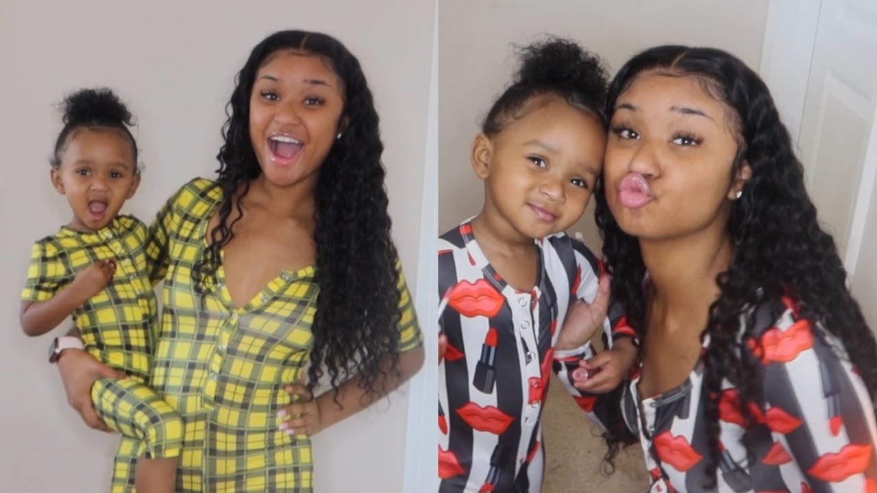 MOMMY AND ME ONESIE HAUL 😍 - YouTube