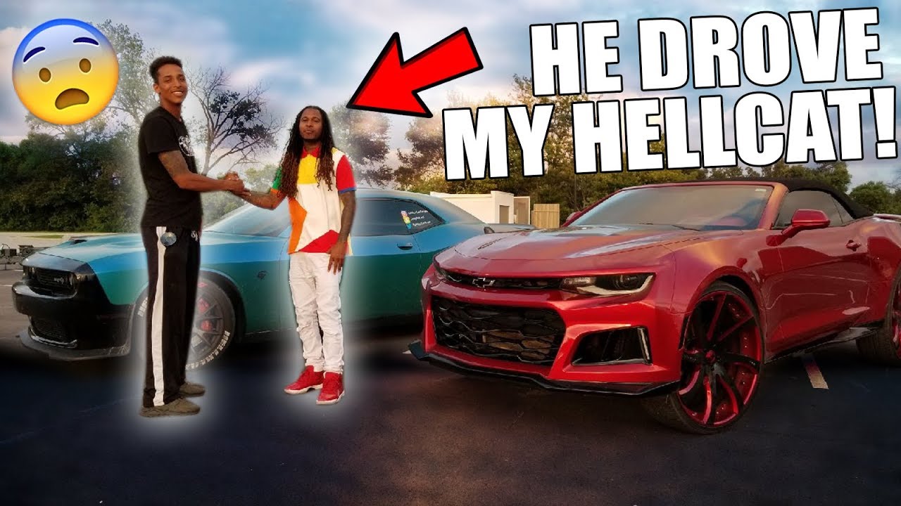 I Can't Believe I Let " CJ On 32's " Drive My Hellcat.. This Was Insane ...