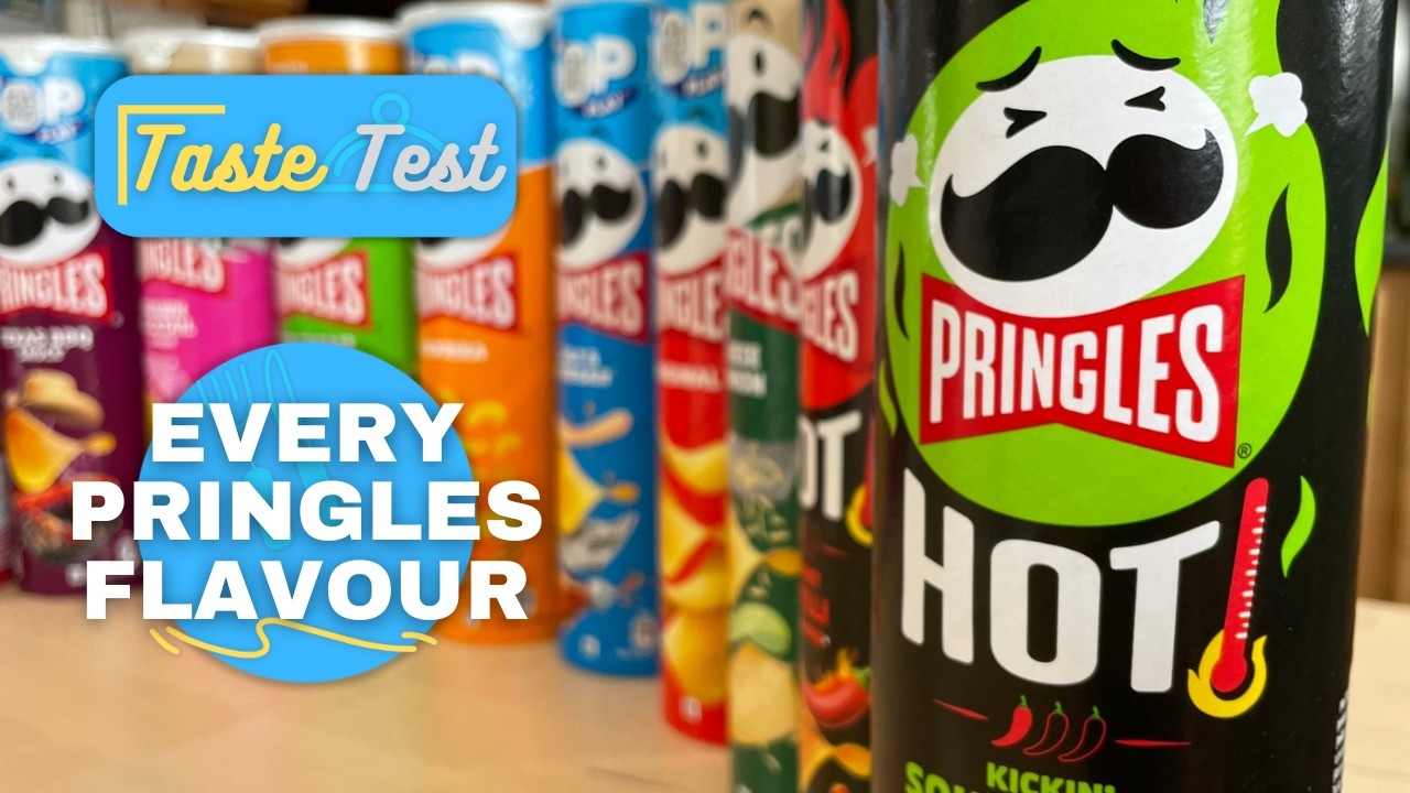 I Tried Every Pringles Flavour - Taste Test - YouTube