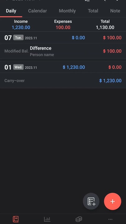 Money Manager App | how to set up a debt you owe someone - YouTube
