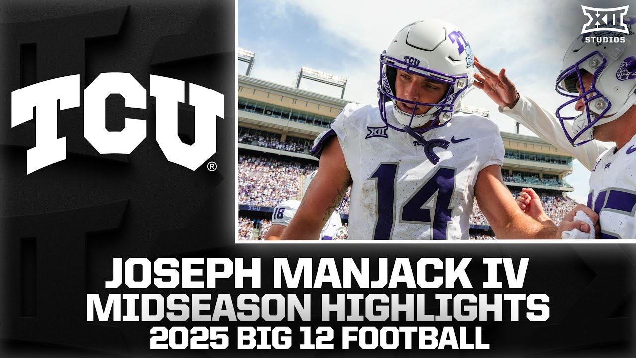 Joseph Manjack IV Midseason Highlights | 2025 Big 12 Football - YouTube
