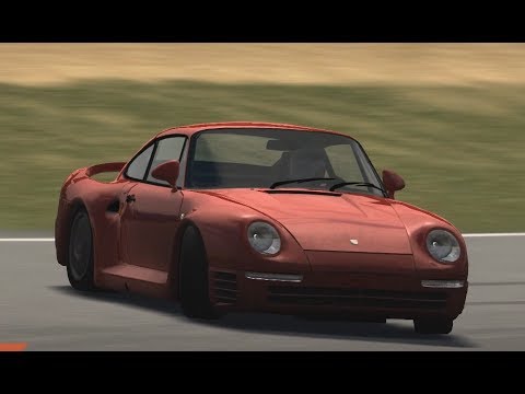 Porsche 959 drifting on Le Mans circuit [HD] - YouTube