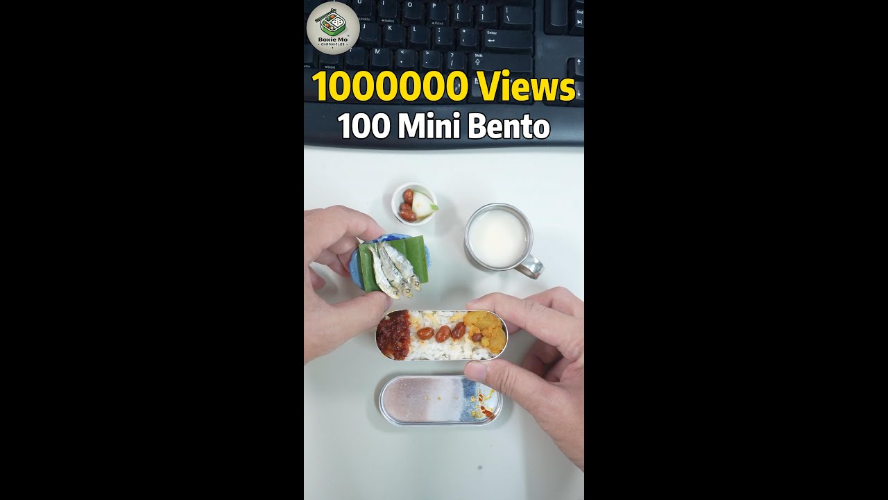 1M Views ! 100 times Mini Bento !!#food #bento #cutefood #minifood # ...