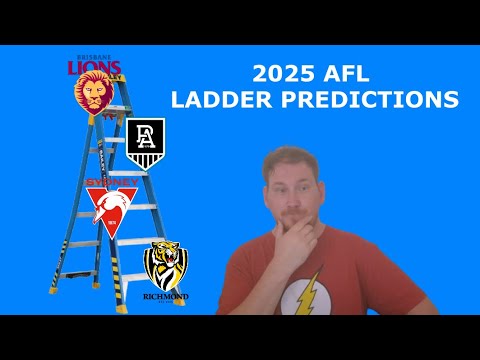 2025 AFL Ladder Predictions - YouTube