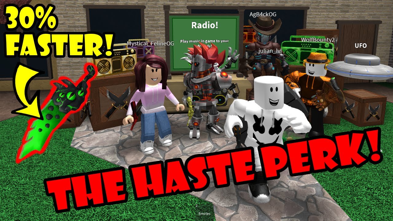 SPENDING $1,000 ON HASTE PERK! Roblox MURDER MYSTERY 2 - YouTube