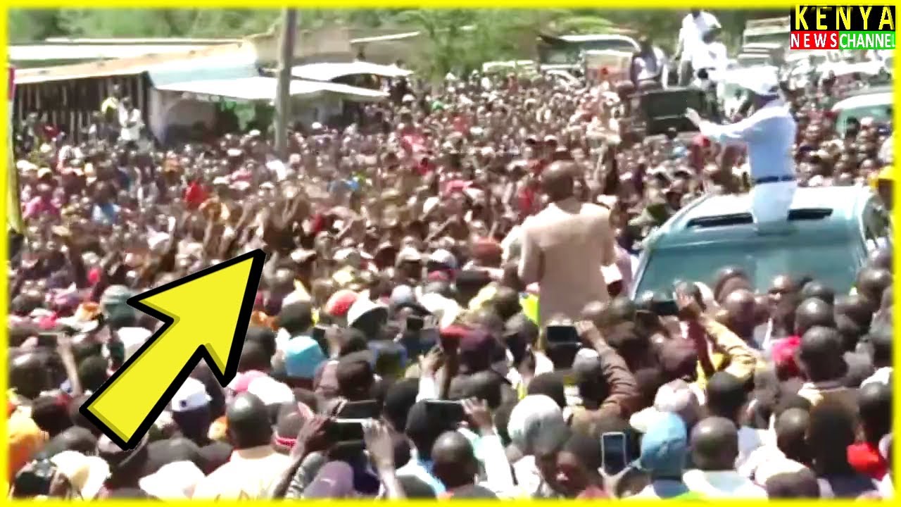 DRAMA at Ruto's meeting in Bomet today after Angry Crowd HECKLED ...