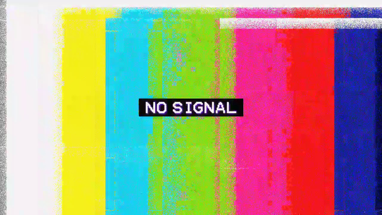 Green Screen No signal tv effect | no signal glitch effect tv | Tv ...