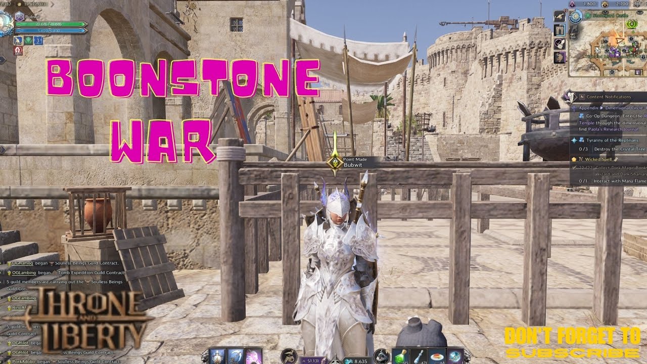 Boonstone War | PAKSHET vs Initial | Throne and Liberty | Tank POV ...