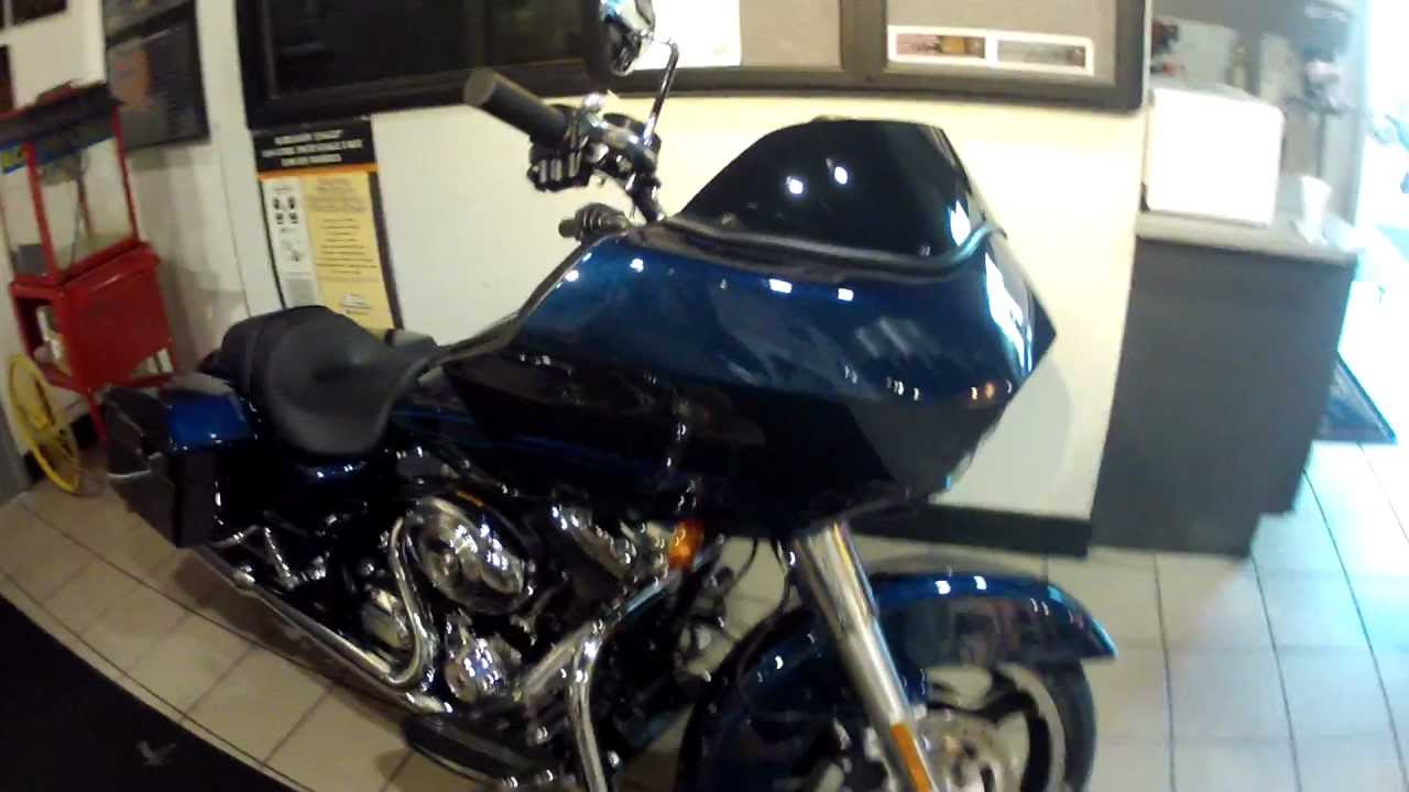 2013 Harley Davidson Road Glide Big Blue Pearl - YouTube
