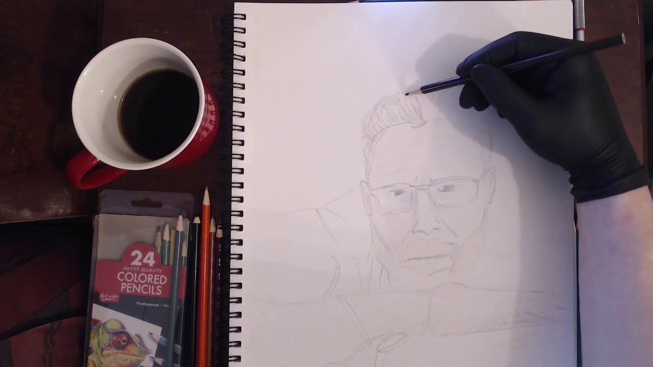 Colored Pencil Drawing of Seth Rogen - YouTube