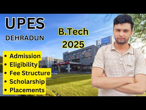 UPES Dehradun B.Tech 2025🔥 | Direct Admission😍 - YouTube